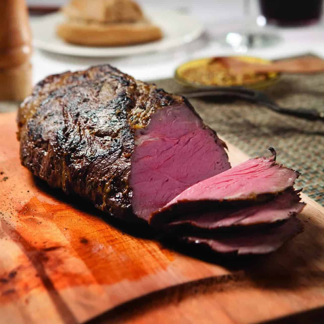 Gemarineerde rosbief uit de oven - recept