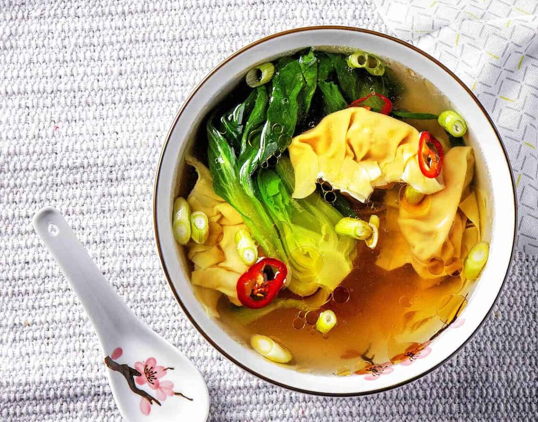 Wontonsoep met paksoi - foodies magazine