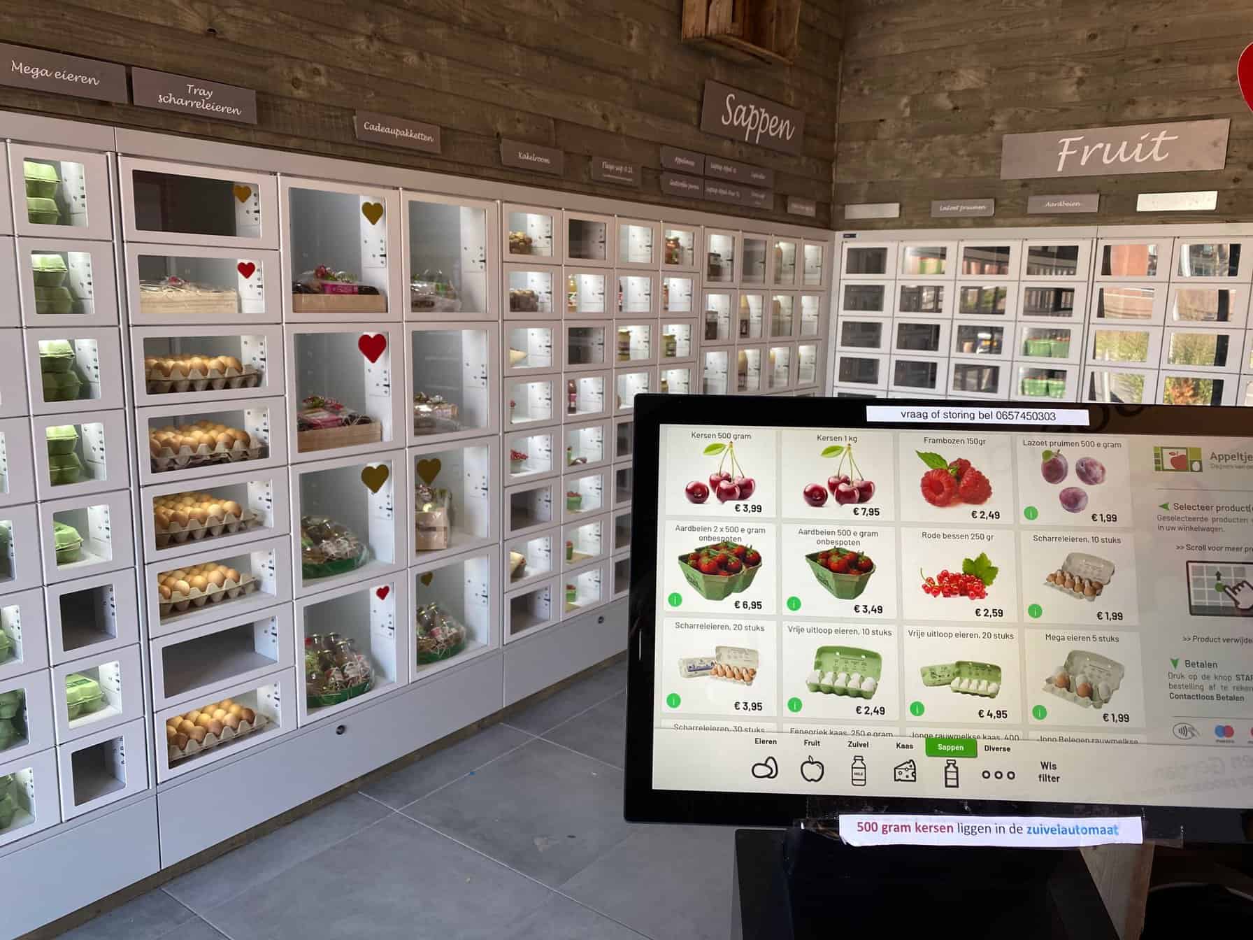 Zien: bij deze 'snackmuur' haal je dagverse boerderijproducten - Foodies