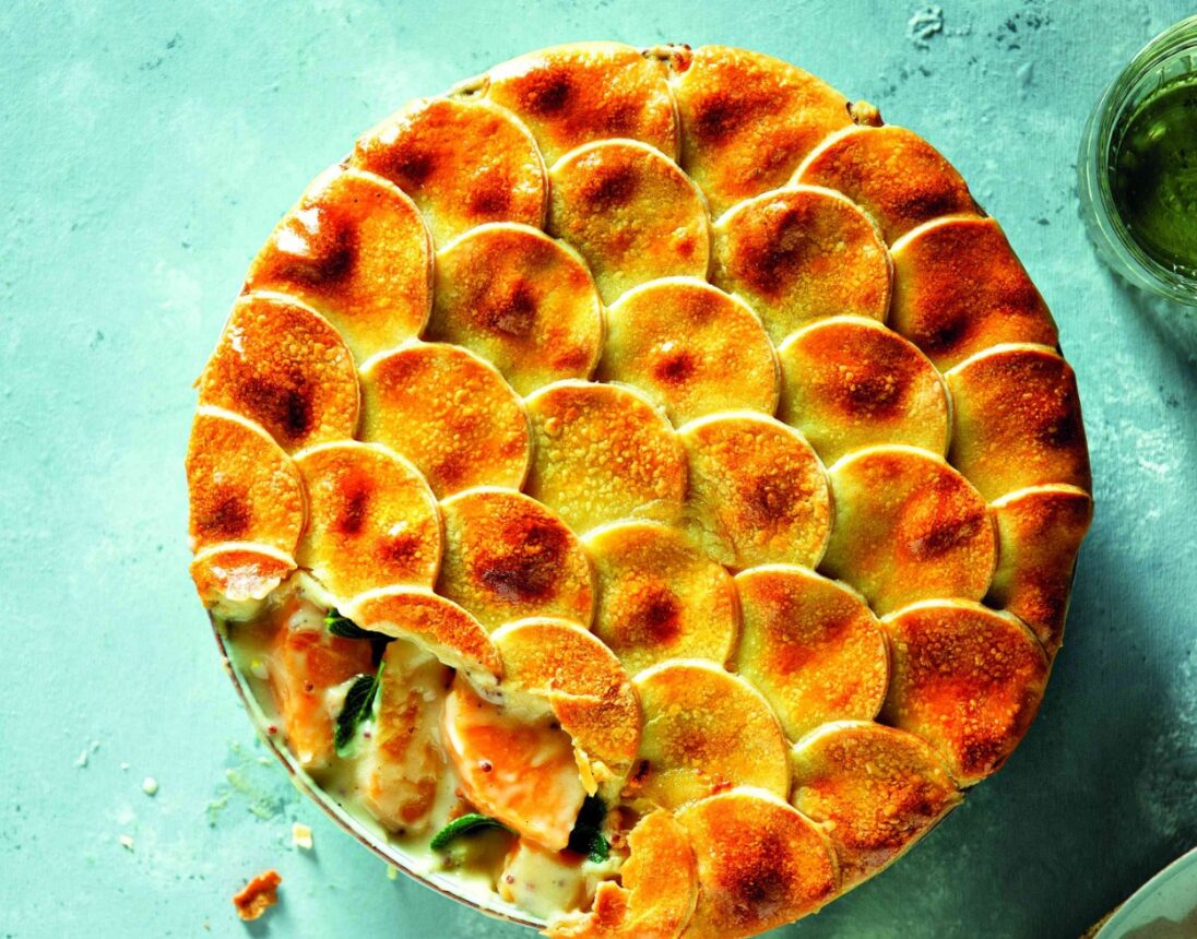 Pot pie met koolraap en mosterd - Foodies