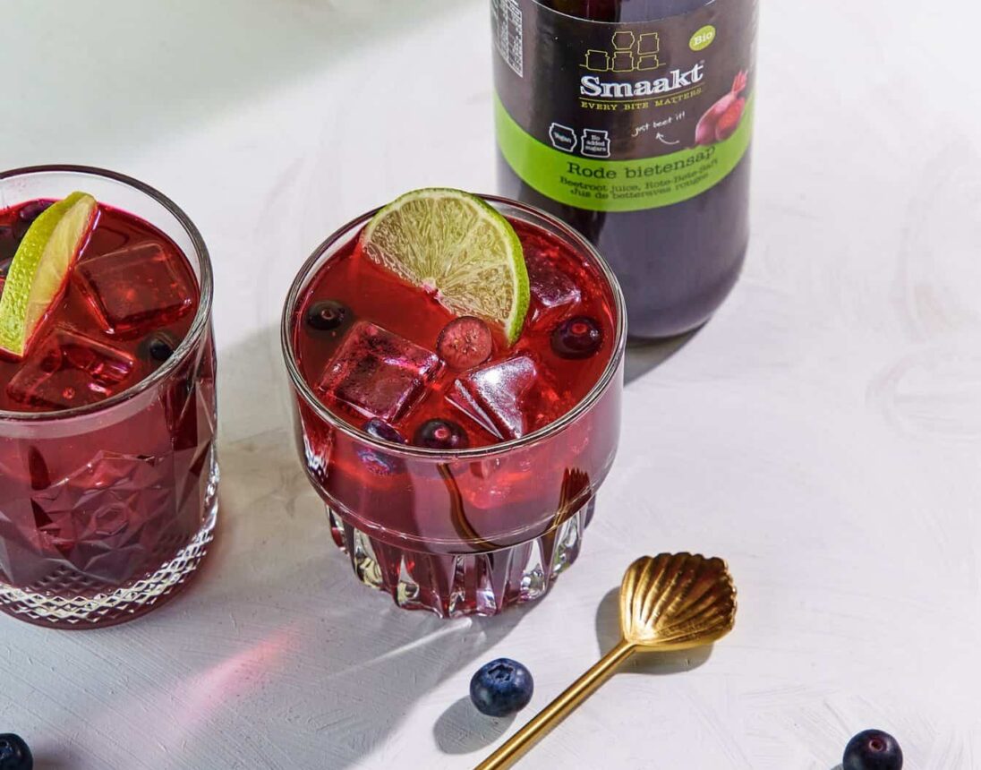 Faux-cassis met bietensap en ginger beer