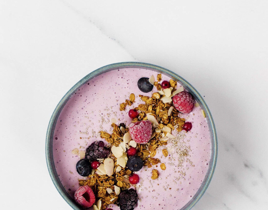 Lactosevrije pink power smoothie