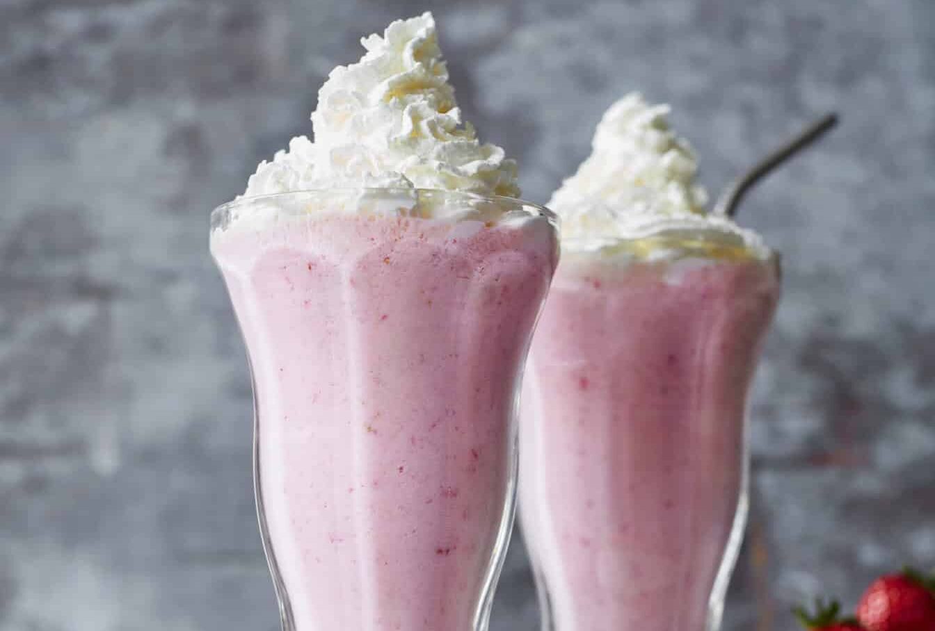 Aardbeienmilkshake