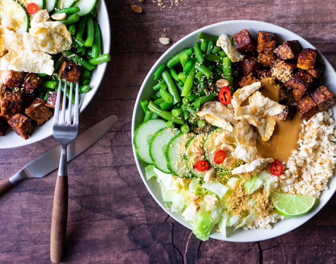 Vegan gado gado bowl