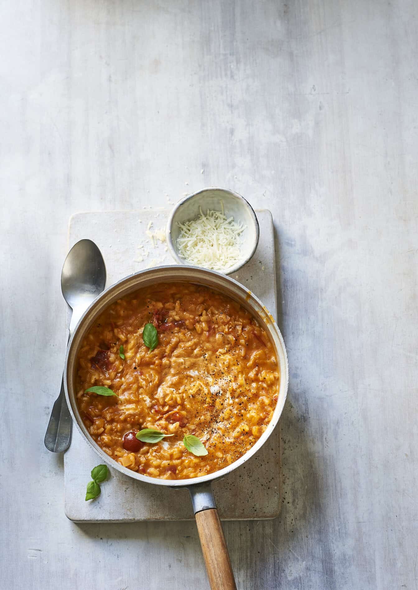 Tomatenrisotto met mascarpone - Foodies