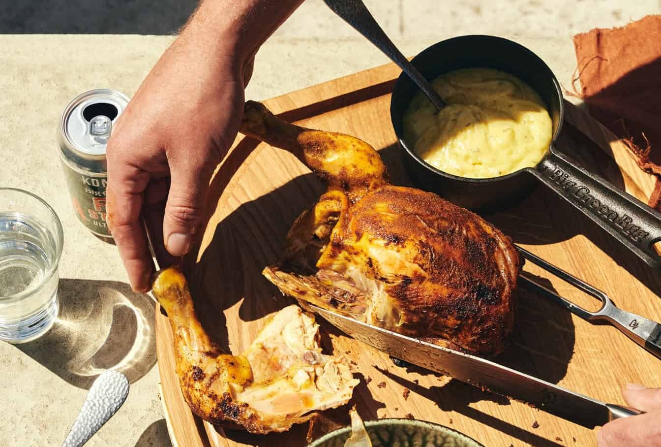 Firestarter Beer Can Chicken