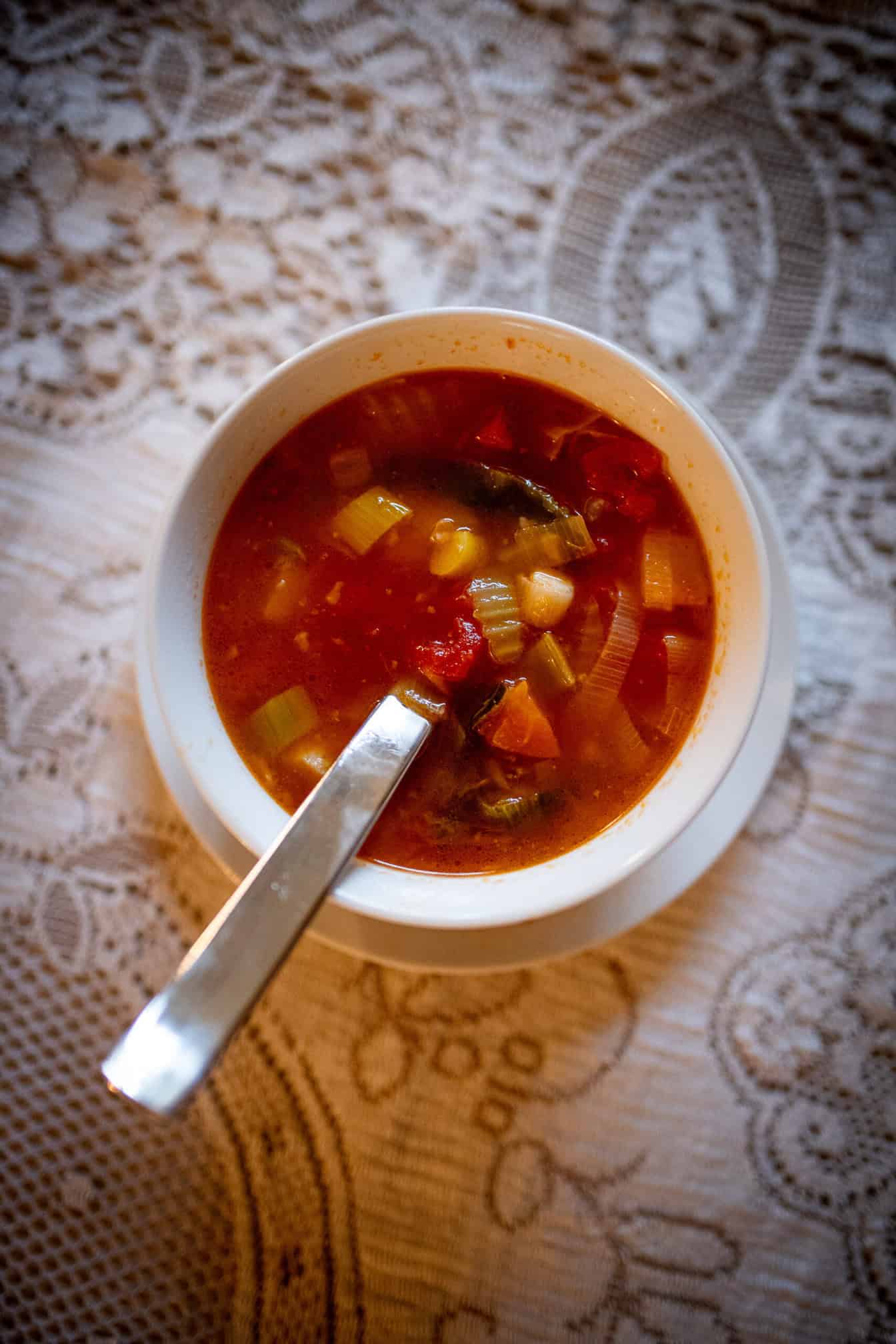 Italiaanse minestronesoep van oma Jetty