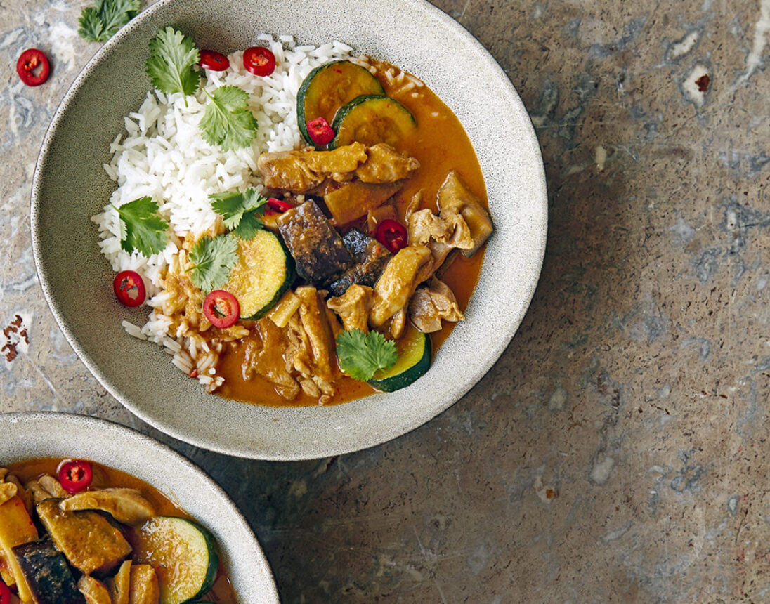 Thaise curry met groenten